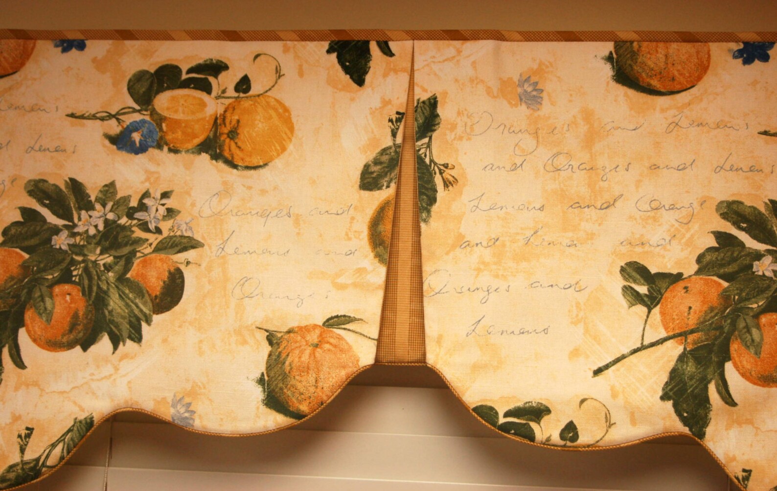 Custom Window Treatment RENEE Hidden Rod Pocket Valance Fits | Etsy