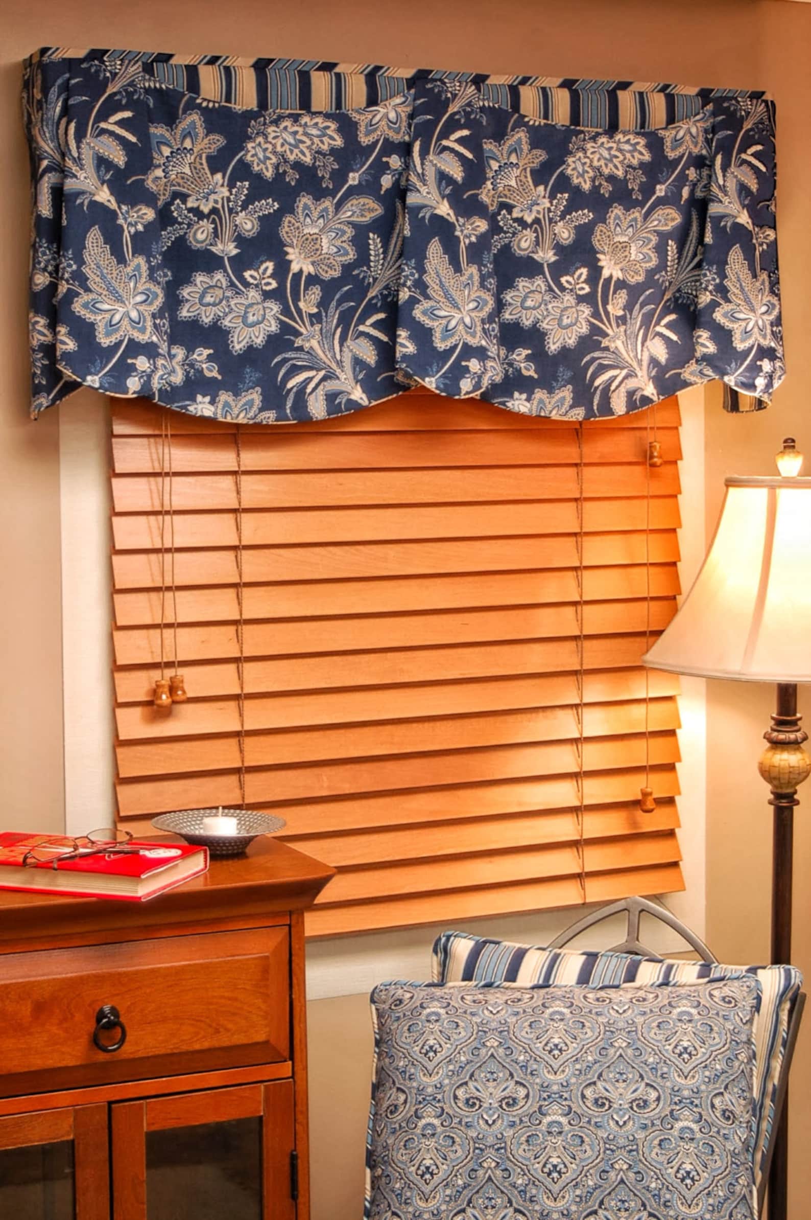 Custom Valance JORDAN Hidden Rod Pocket Valance Fits 32 - Etsy