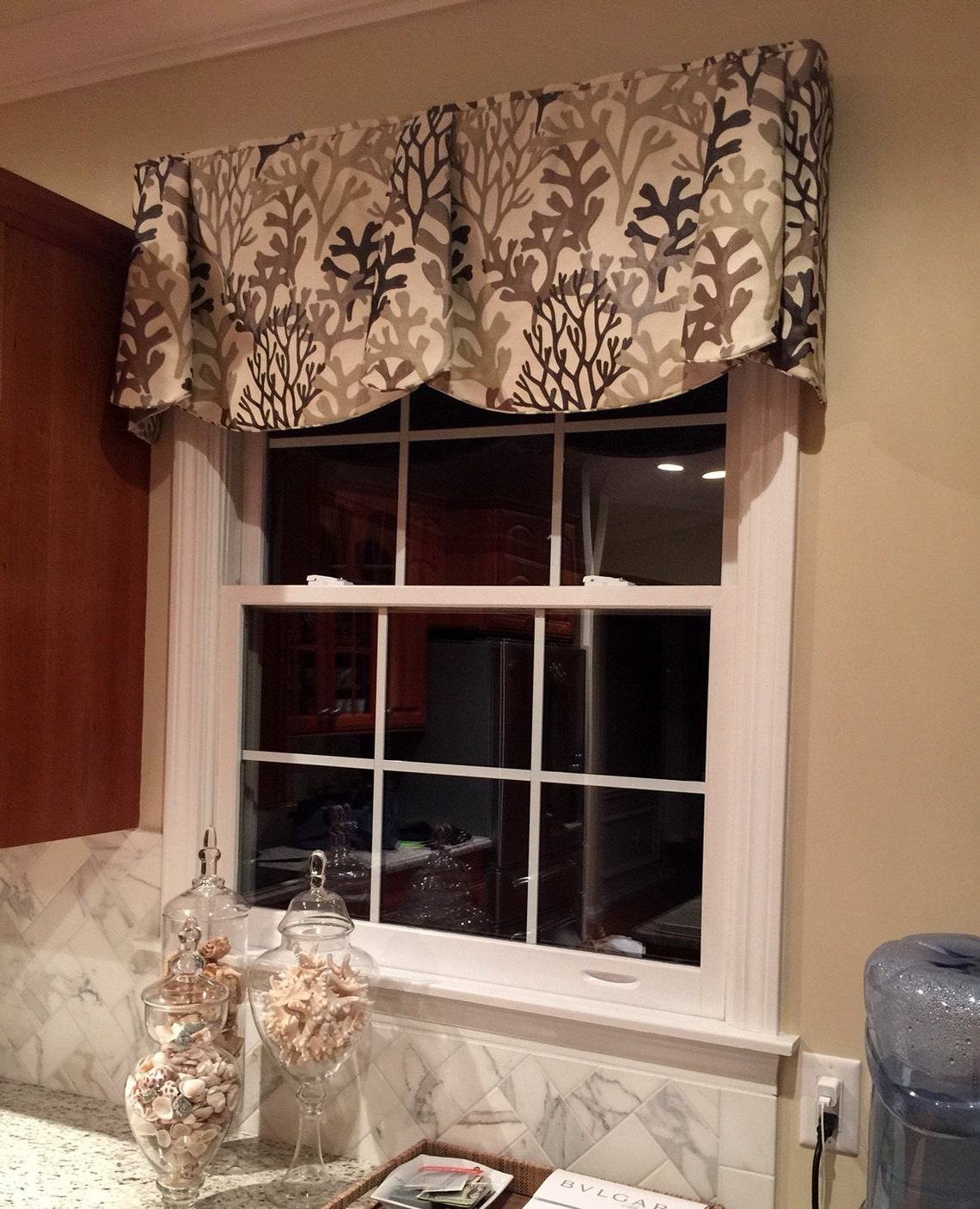 Made to Order Custom PEYTON Hidden Rod Pocket Valance to Fit - Etsy