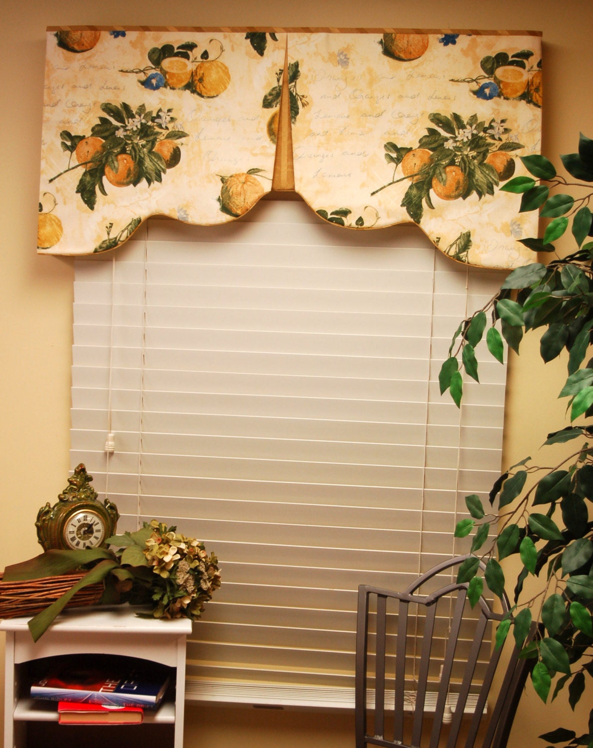 Custom Valance RENEE Hidden Rod Pocket Valance Fits 28 - Etsy