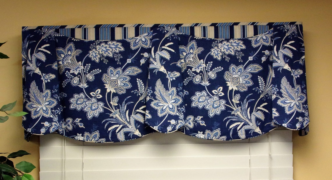 Custom Valance JORDAN Hidden Rod Pocket Valance Fits 32 - Etsy