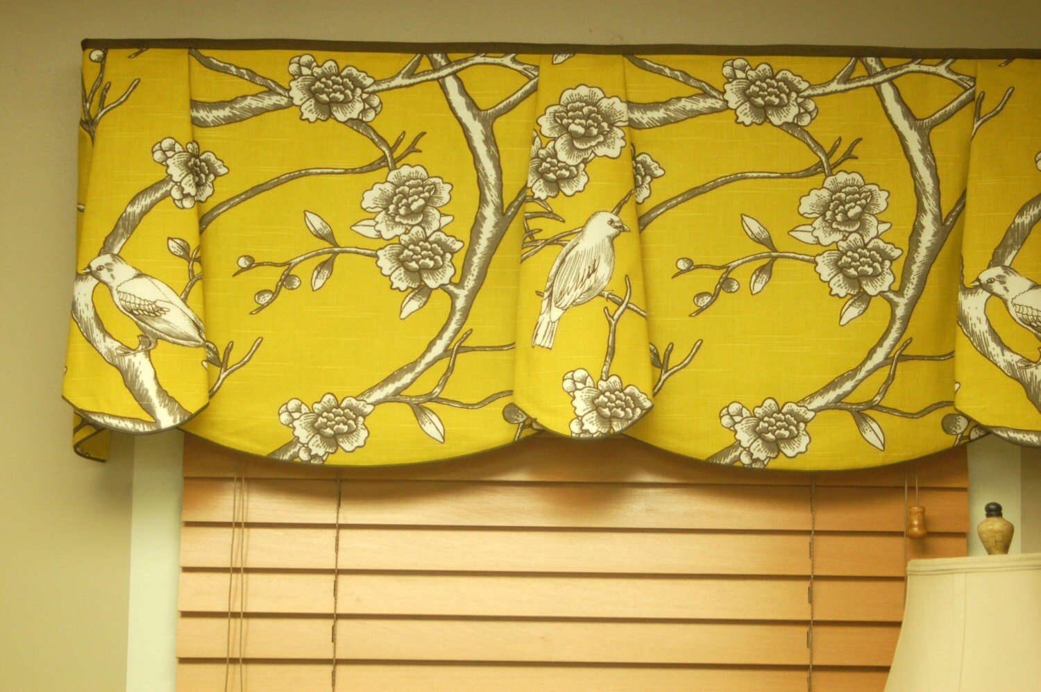 Custom Wide Width Valance PEYTON Hidden Rod Pocket Valance | Etsy