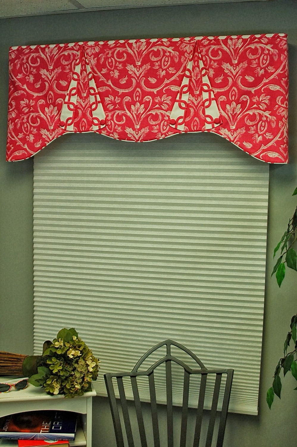 Custom Valance CASEY Hidden Rod Pocket Valance fits 30 | Etsy