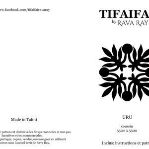 TIFAIFAI URU Pillow Pattern - Etsy