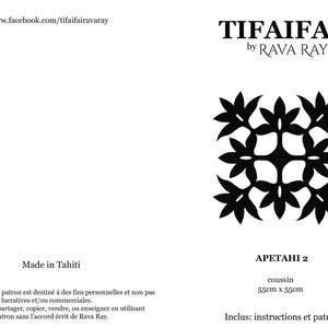 TIFAIFAI APETAHI Pillow Pattern - Etsy