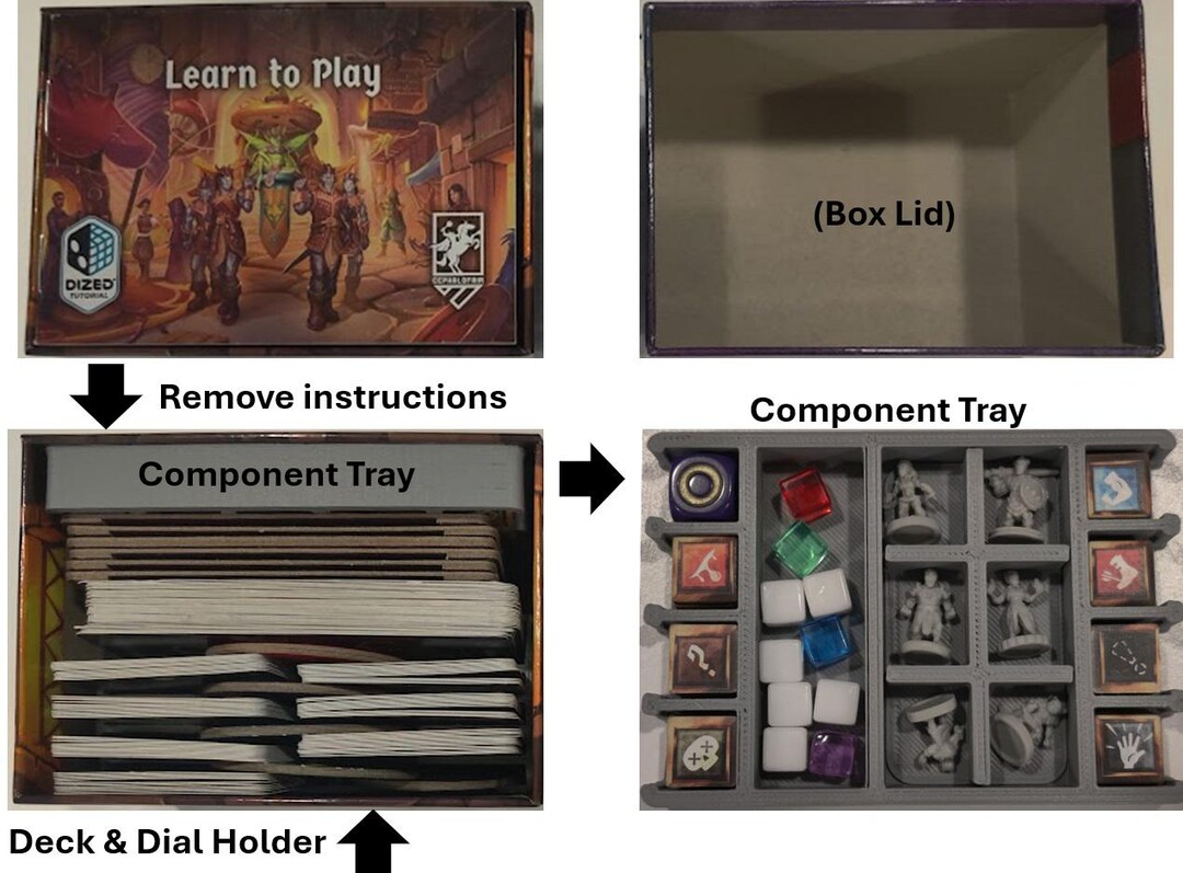 STL Files for Unofficial 3DP Organizer for Gloomhaven Buttons and Bugs ...