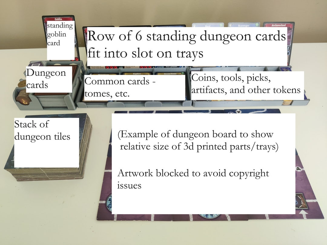 STL Files for Unofficial 3DP Organizer for Clank Catacombs - Etsy