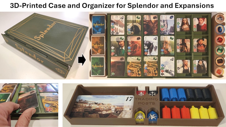 STL Files: Unofficial Case, Board, and Organizer for Splendor - Etsy