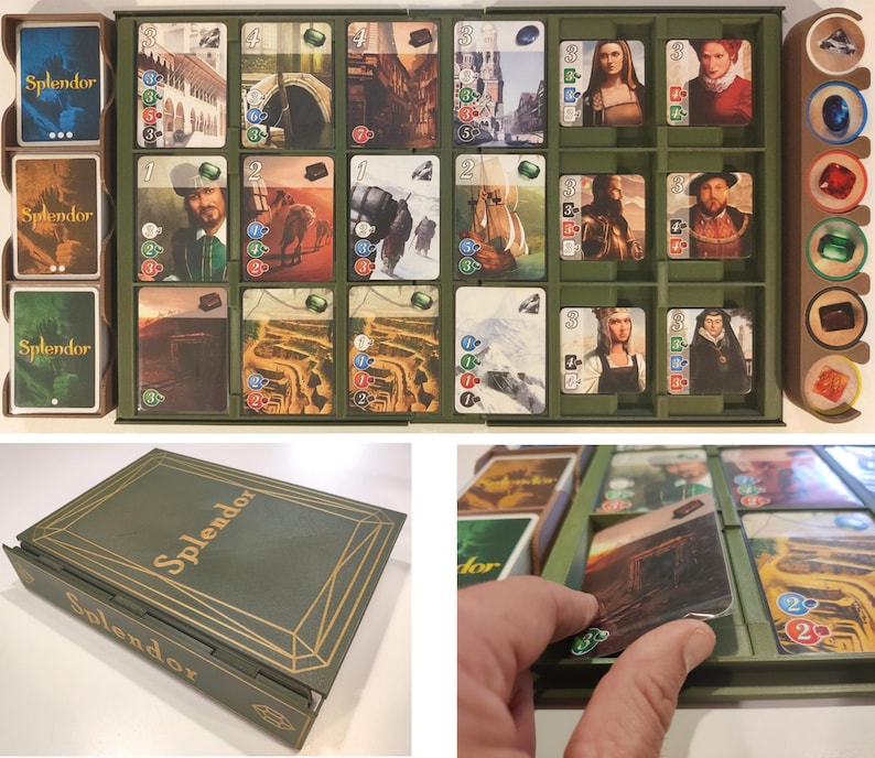 STL Files: Unofficial Case, Board, and Organizer for Splendor - Etsy