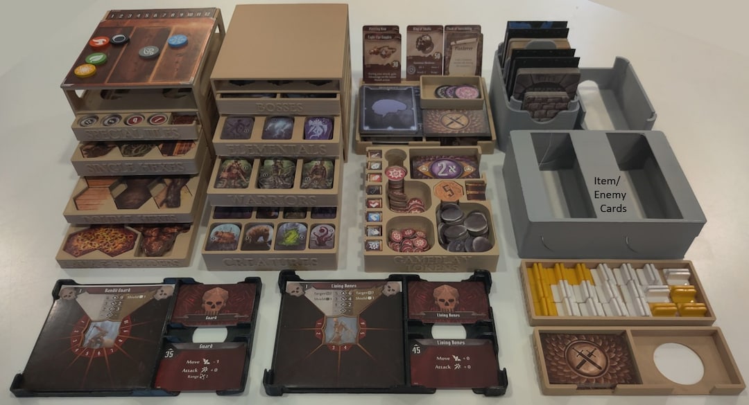STL Files for Unofficial Gloomhaven (1st Edition) Organizer (3DP) - Etsy