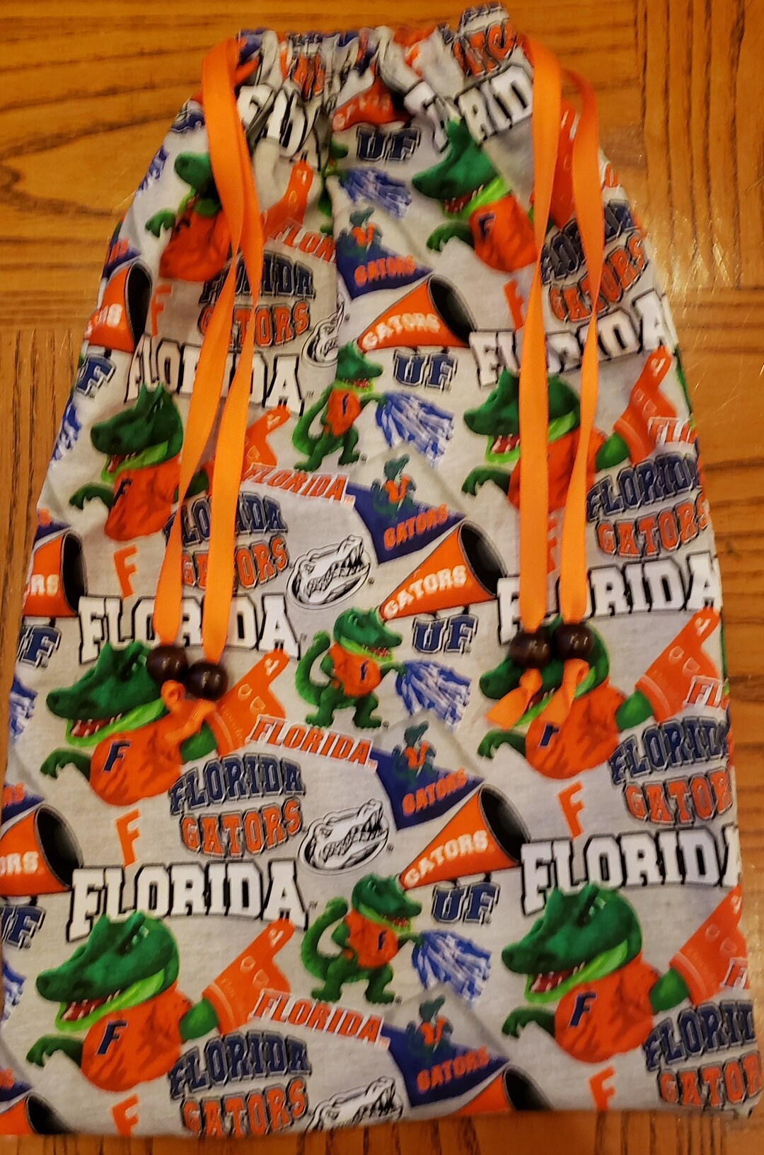 University of Florida Gators Drawstring Bag/pouch Lined Shoe Bag Gym ...