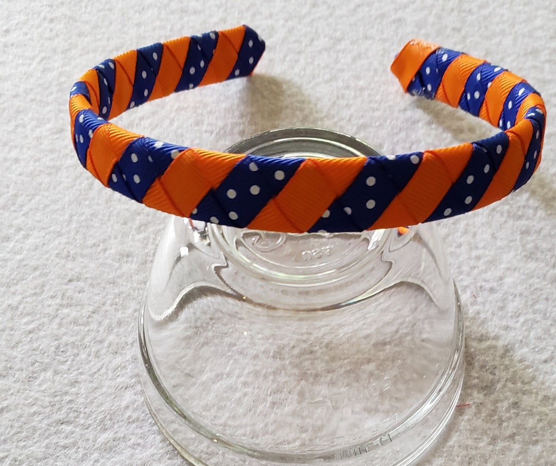 University of Florida Gators Orange and Blue Ribbon Woven Headband ...