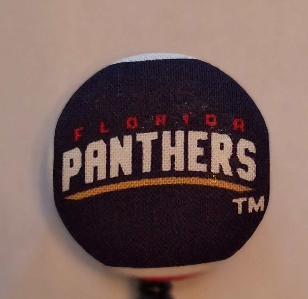 Florida Panthers Hockey Cotton Fabric Retractable ID Holder Ready to ...