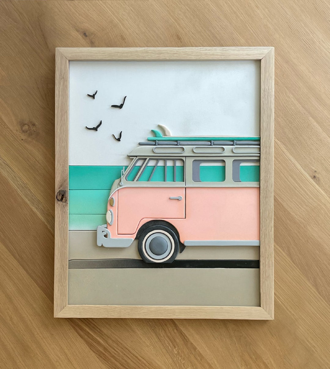 Retro VW Van Beach Cruise Sign - Etsy