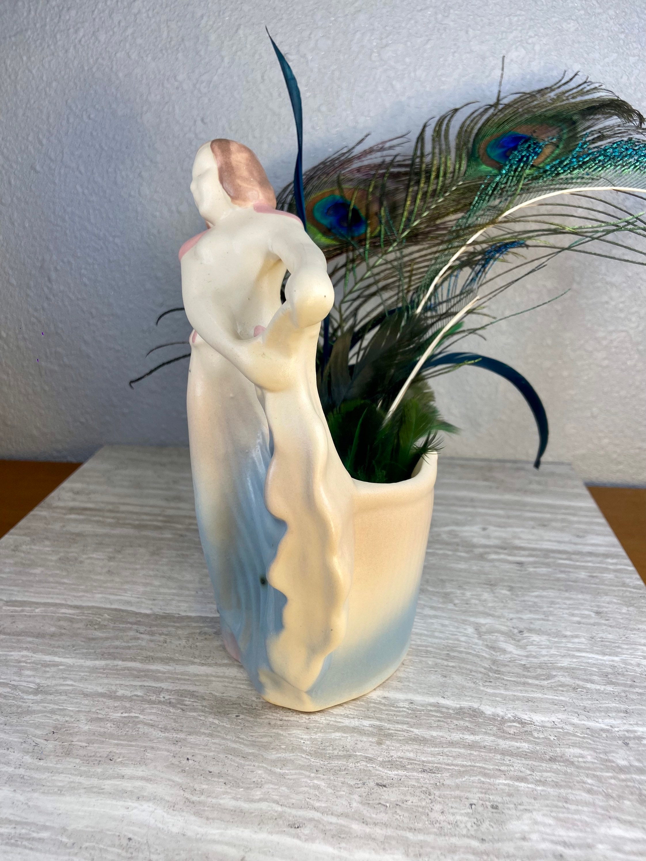 Vintage Hall Pottery Dancing Girl Vase - Etsy