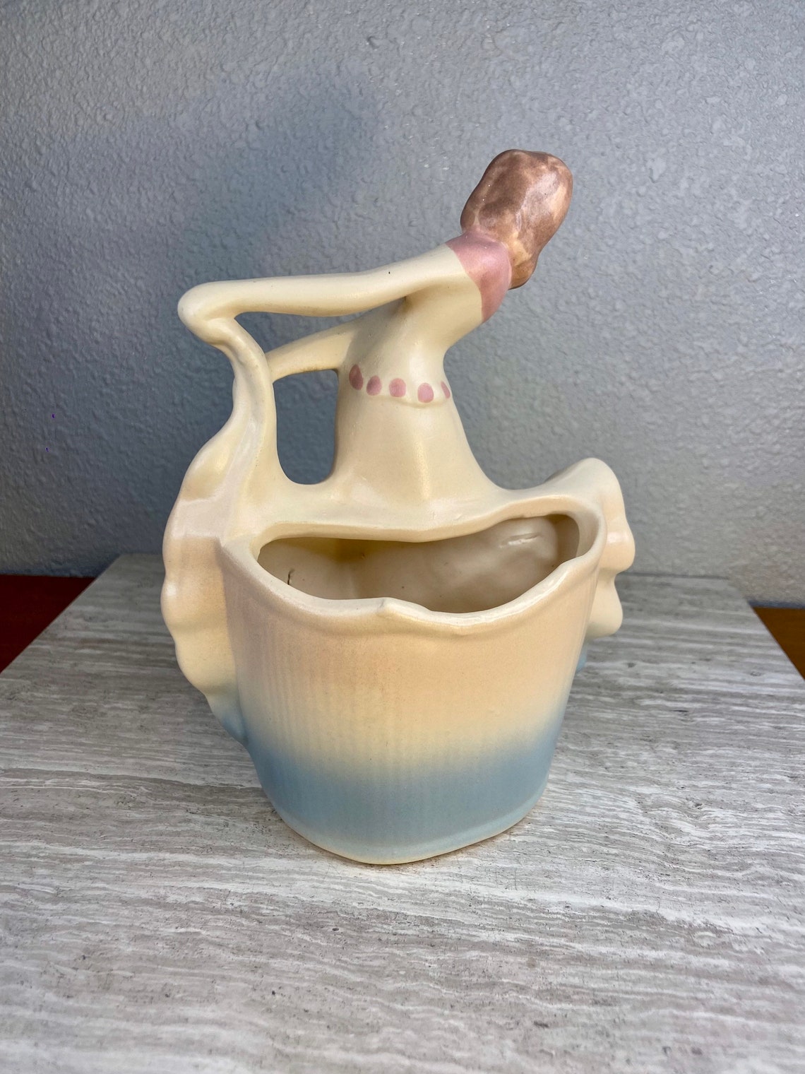 Vintage Hall Pottery Dancing Girl Vase | Etsy