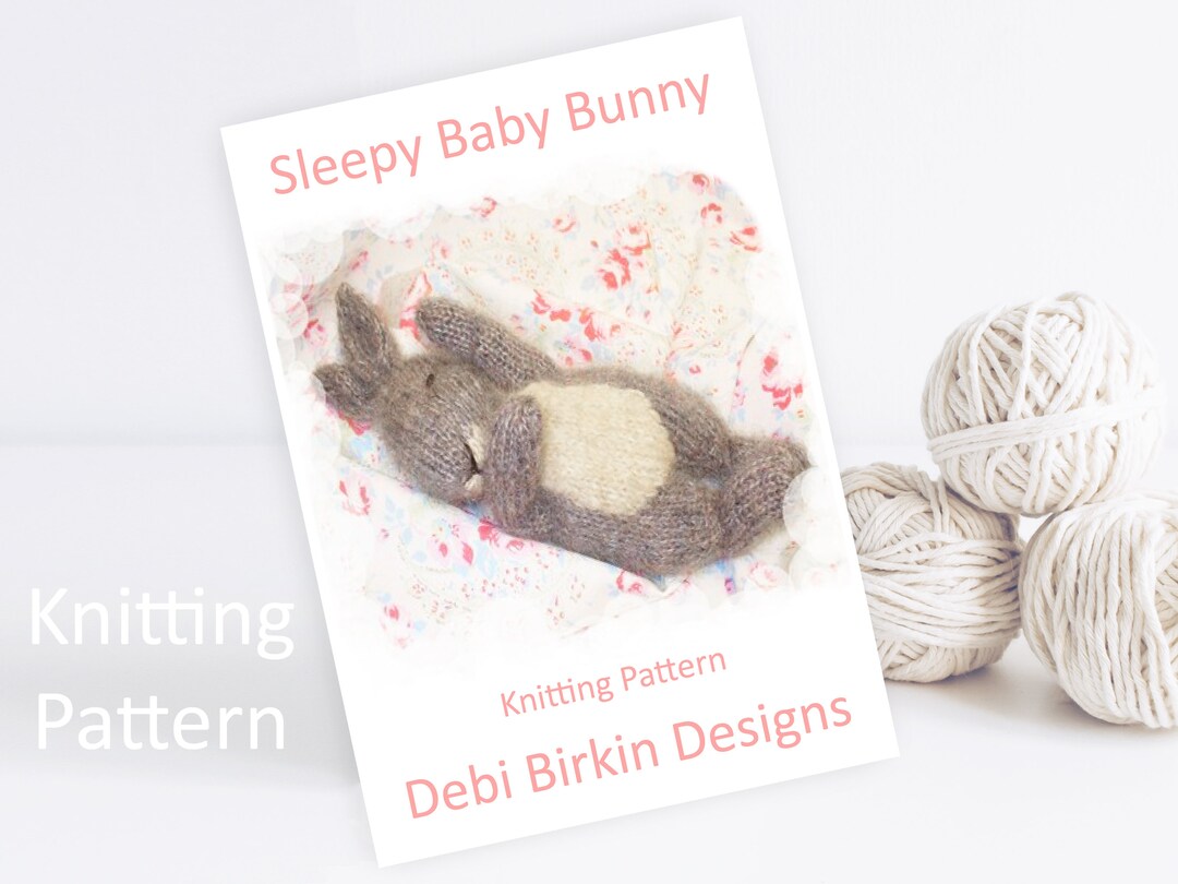 Knitting Pattern for Christmas Bunny, Debi Birkin Patterns, PDF Digital ...