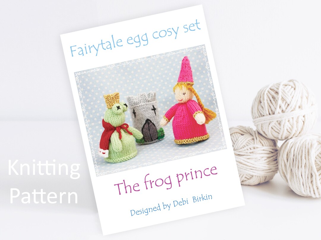 Knitting Pattern for Frog, Princess, Debi Birkin Patterns, PDF Digital ...