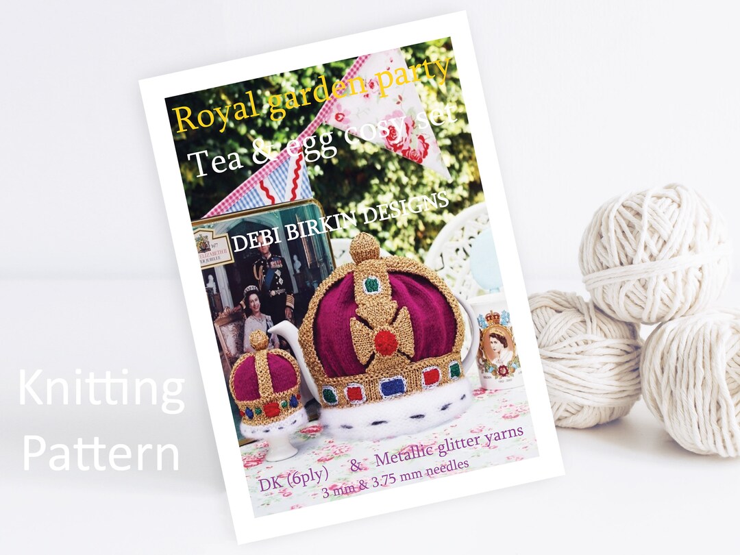 Knitting Pattern for Crown Tea Cozy Cosy Cosies Cozies, Debi Birkin ...