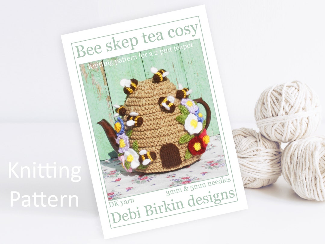 Knitting Pattern Beehive Tea Cozy, Cosy Cosies Cozies, Debi Birkin ...