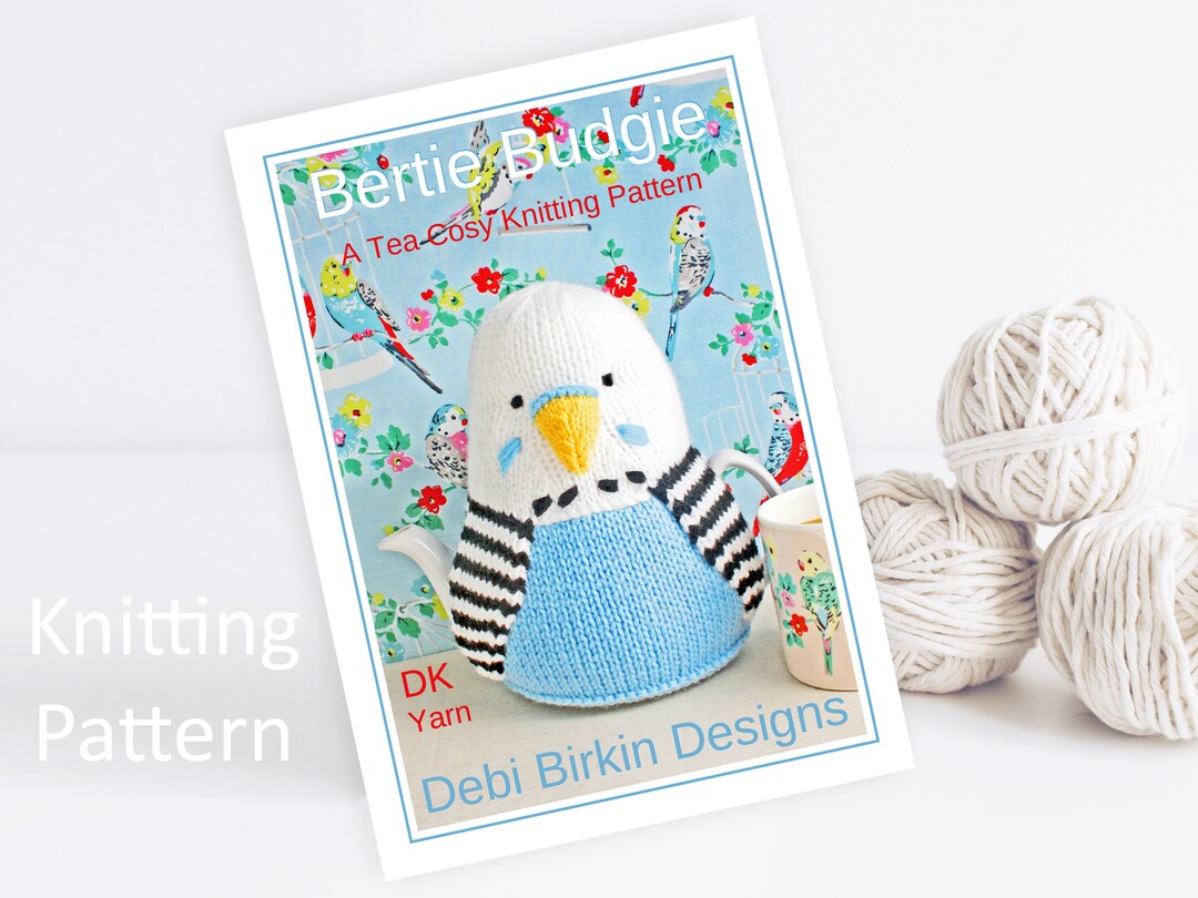 BUDGIE Budgerigar Knitting Pattern for Bird Tea Cozy Cosy, Cosies ...