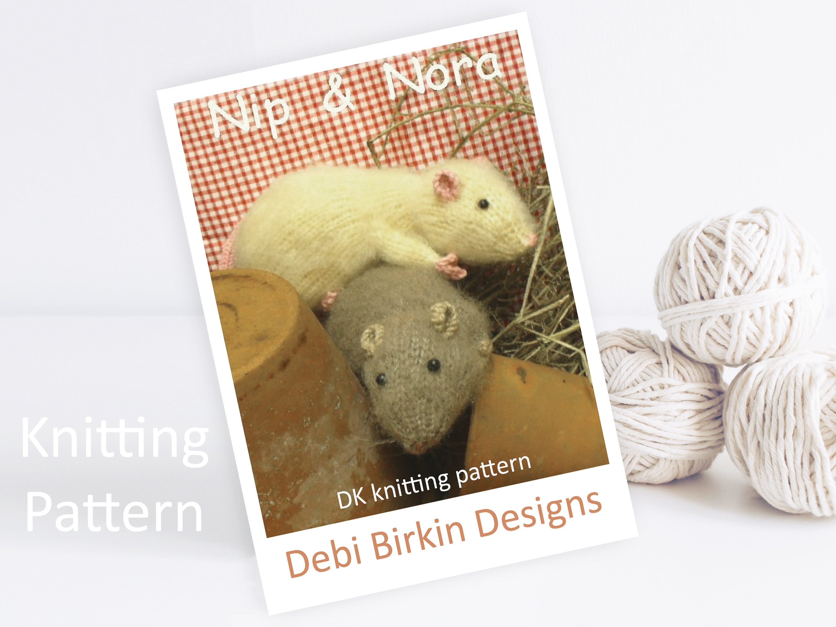 Knitting Pattern for Rats, Debi Birkin Patterns, PDF Digital Download ...