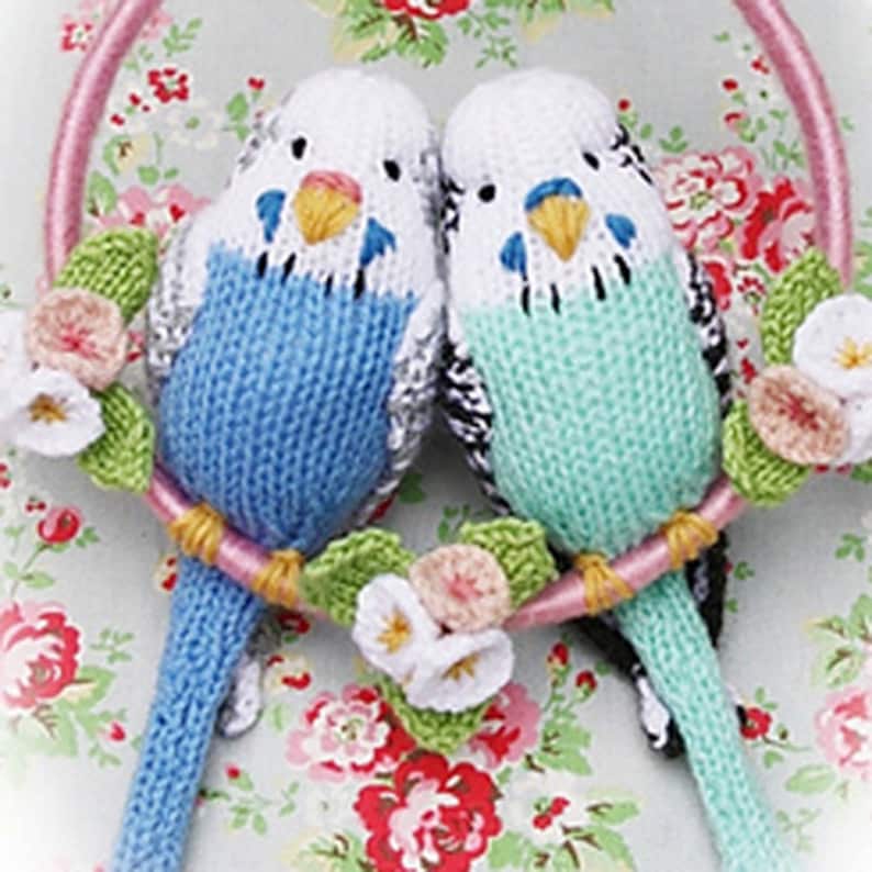 Knitting Pattern for a Budgie, Debi Birkin Patterns, PDF Digital ...