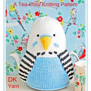 BUDGIE Budgerigar Tea Cosy Knitting Pattern Teacozy Cozy - Etsy UK