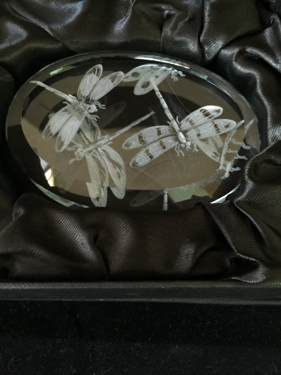 Hand Engraved Paperweight, Heart, Valentine, Love, Glass, Gift, Bespoke ...