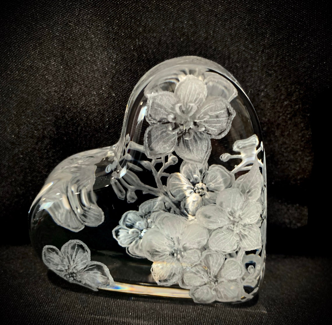 Hand Engraved Baccarat Paperweight Baccarat Crystal Cherry - Etsy