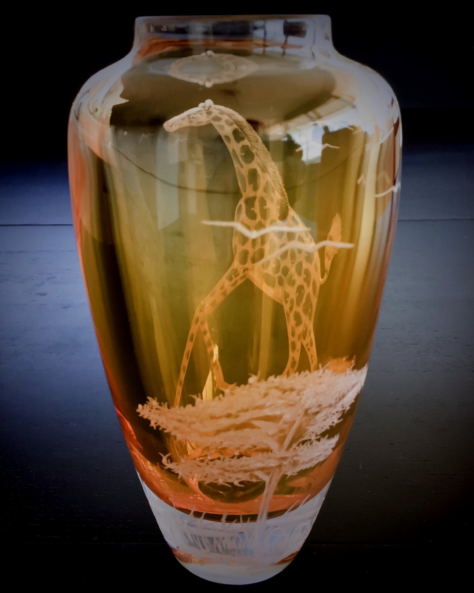 Hand Engraved Giraffe Vase, Giraffe, African Giraffe - Etsy