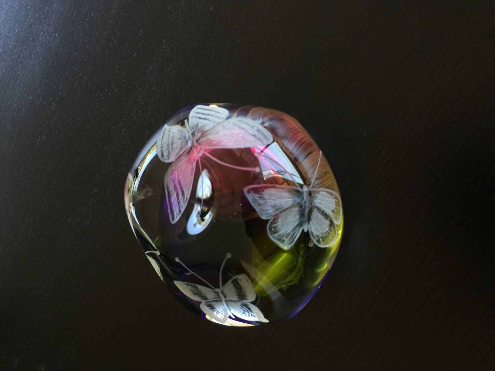 Hand Engraved Butterfly Paperweight Butterflies, Large Butterfly ...