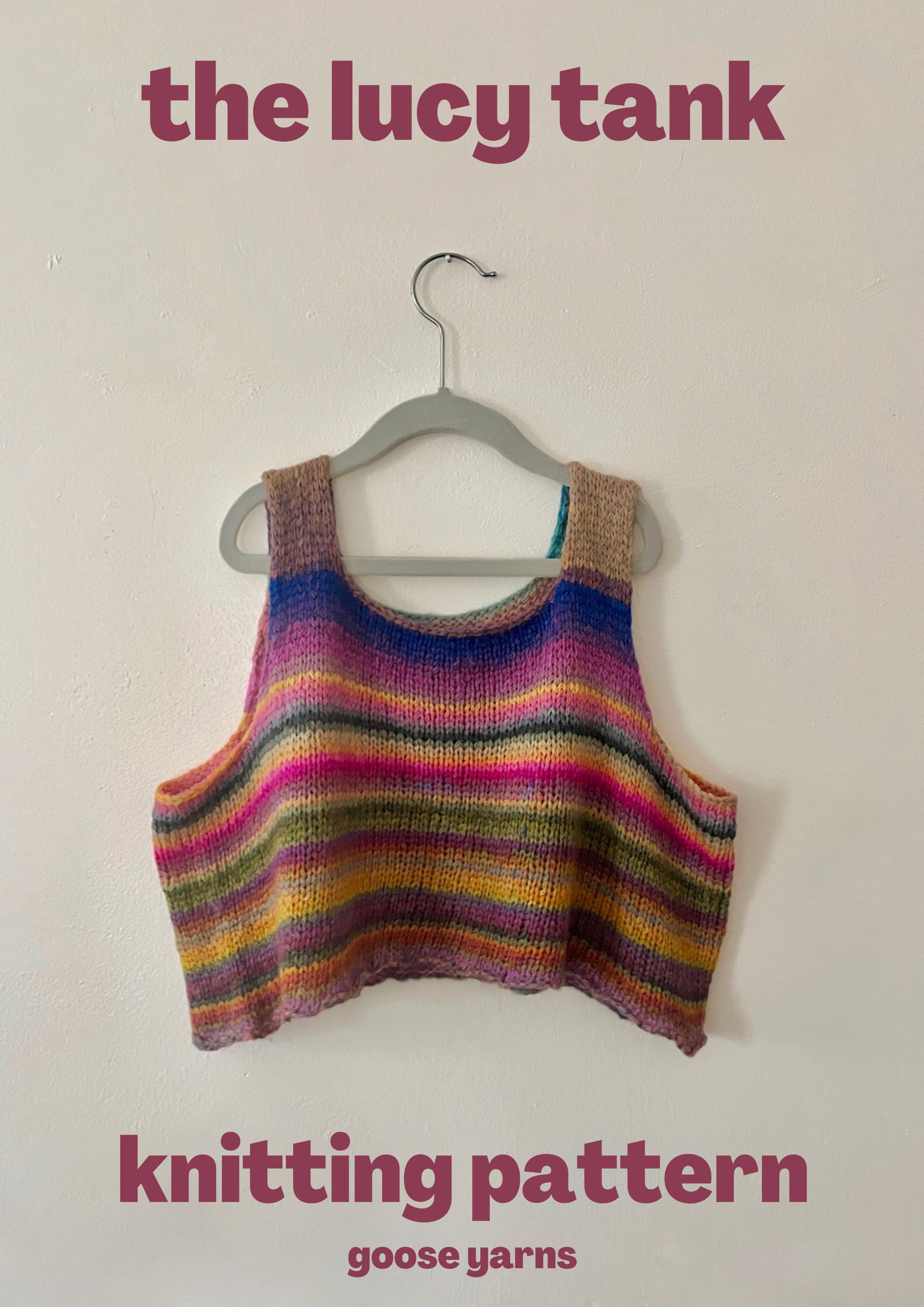 The Lucy Tank Knitting Pattern - Etsy