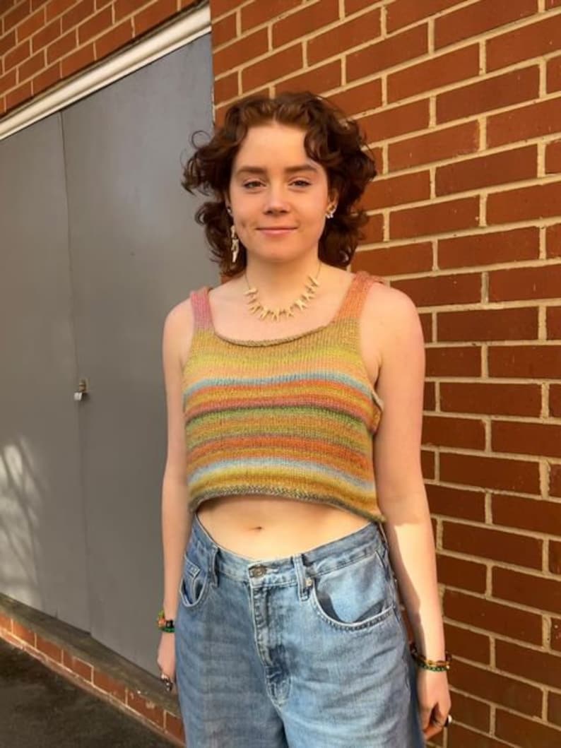 The Lucy Tank Knitting Pattern - Etsy