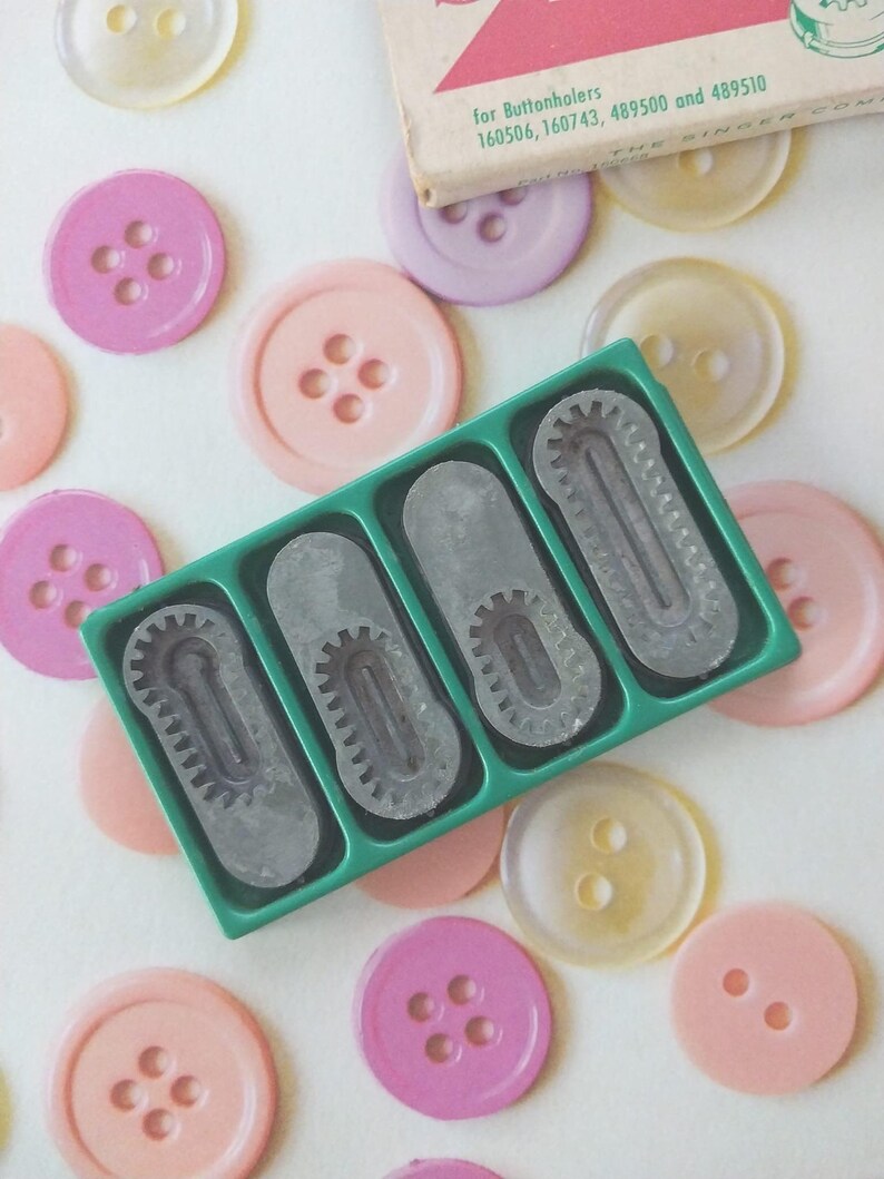 Vintage Singer Buttonhole Templates - Etsy
