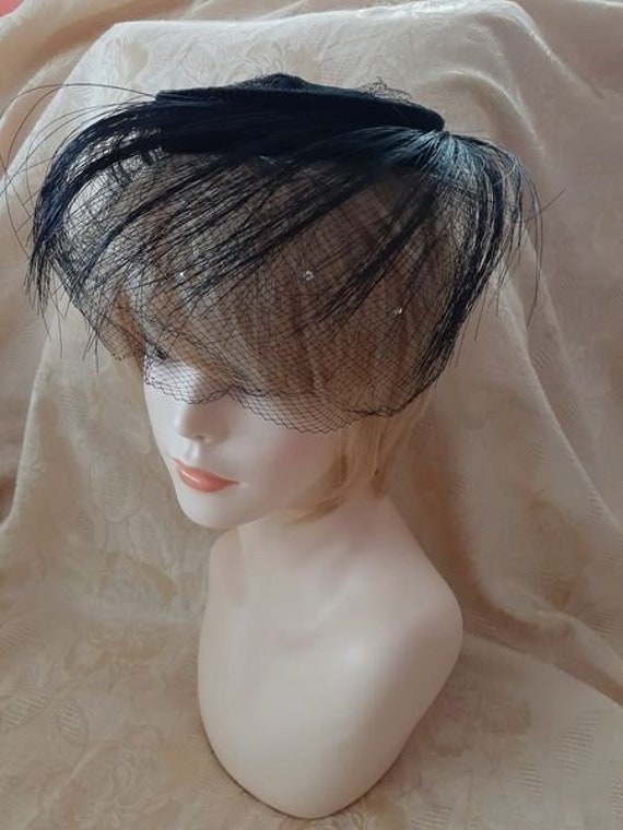 vintage halo hat - Gem