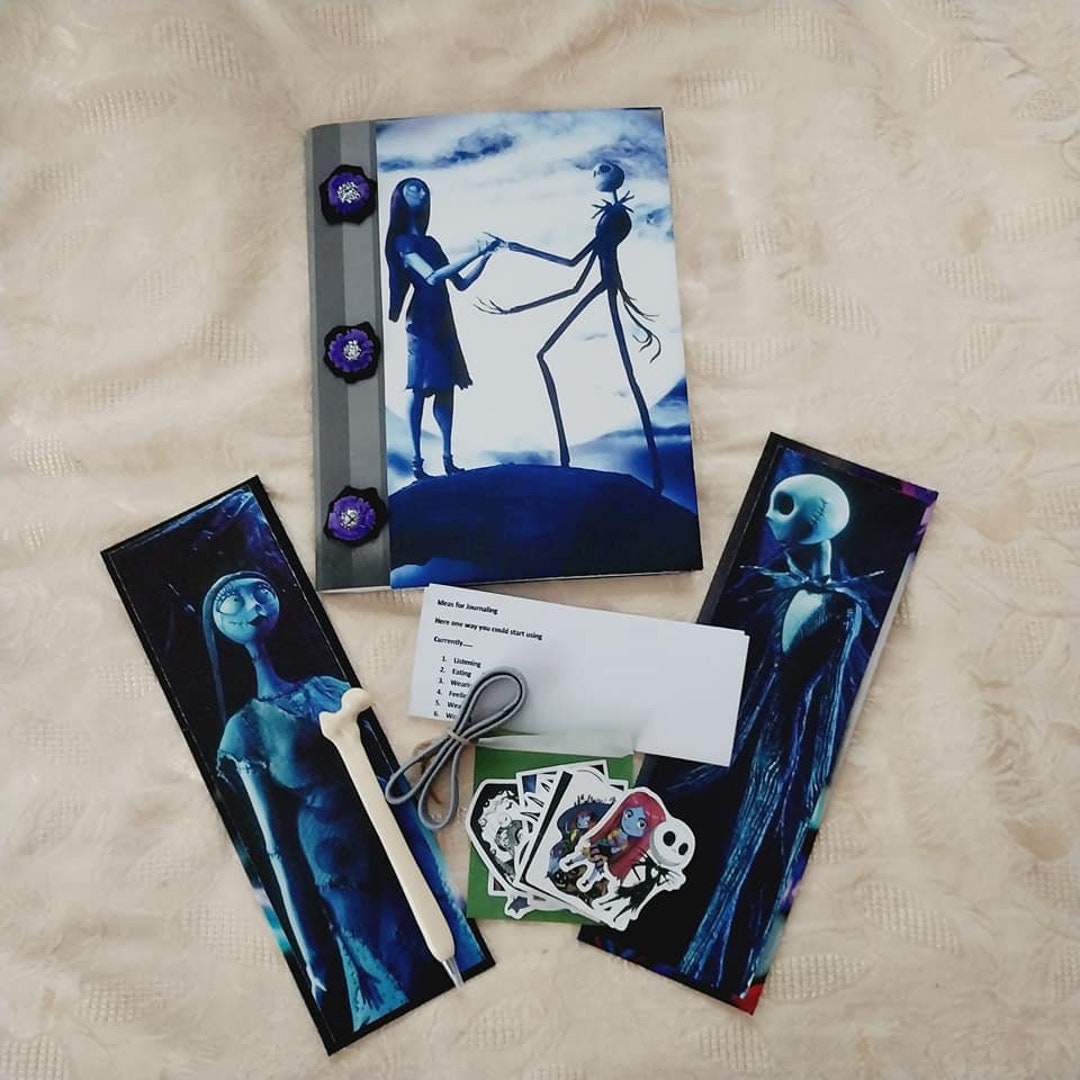 Nightmare Before Christmas Handmade Journal - Etsy