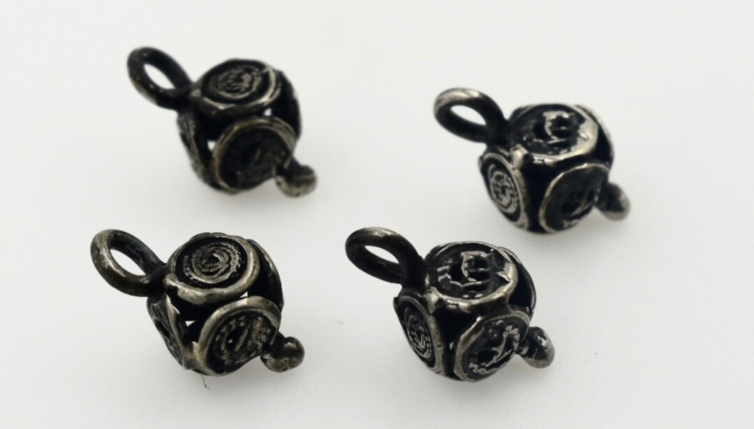 SILVER Moroccan BUTTONS | BEADS - Berber, Ethnic, Tribal, African ...