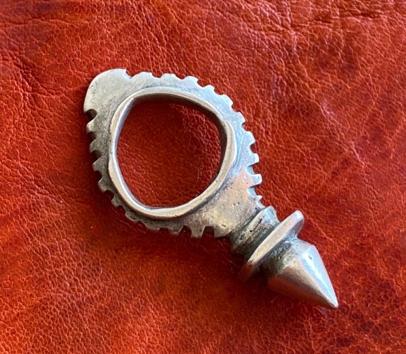 Old Solid SILVER Tuareg Cross - Zinder Style - Ethnic… - Gem