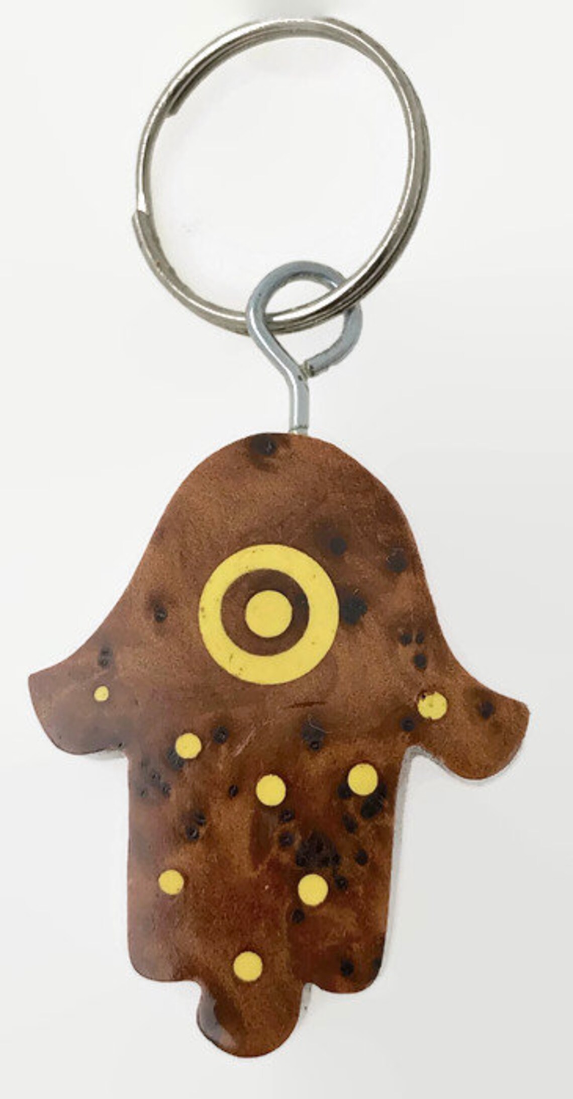 Moroccan HAMSA Keychain Berber Evil Eye Talisman. Amulet - Etsy