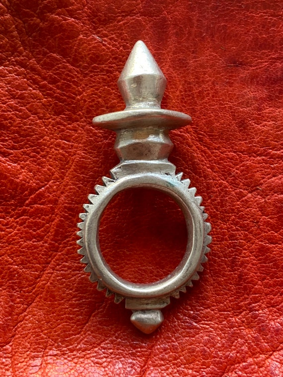 Old Solid SILVER Tuareg Cross - "Zinder" Style - Ethn… - Gem