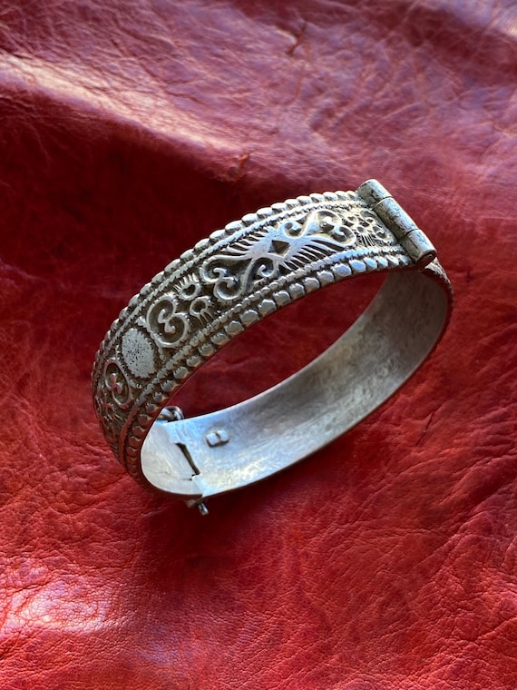 Old solid silver moroccan - Gem