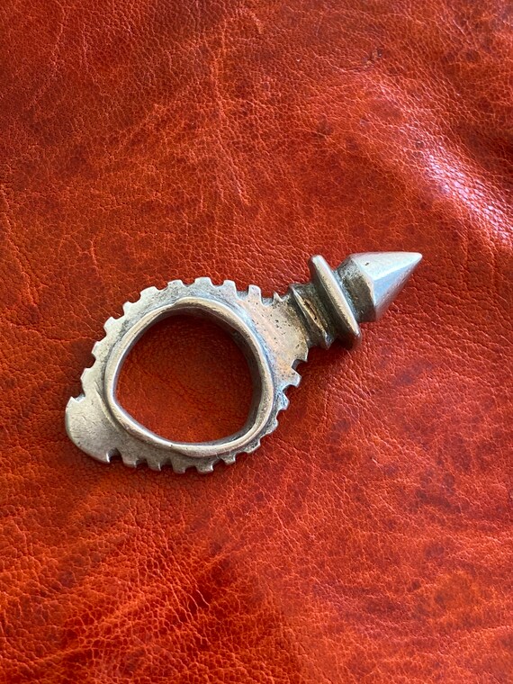 Old Solid SILVER Tuareg Cross - Zinder Style - Ethnic… - Gem