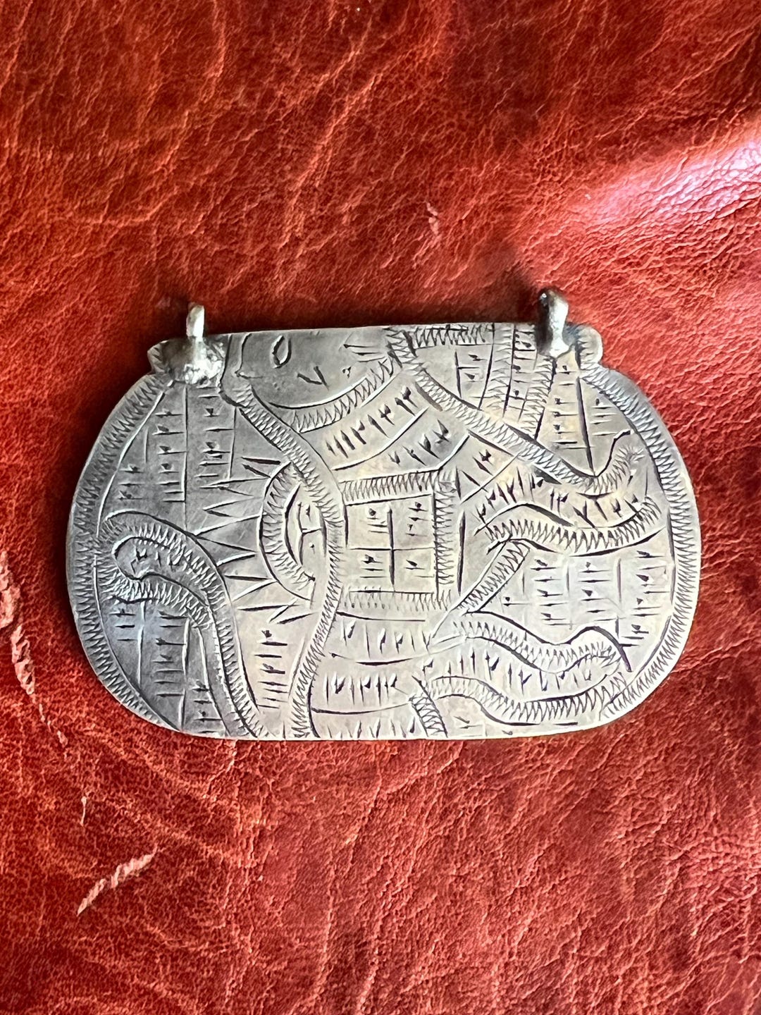 Antique Silver Persian Magic Amulet - Central Asian, Islamic, Ethnic ...