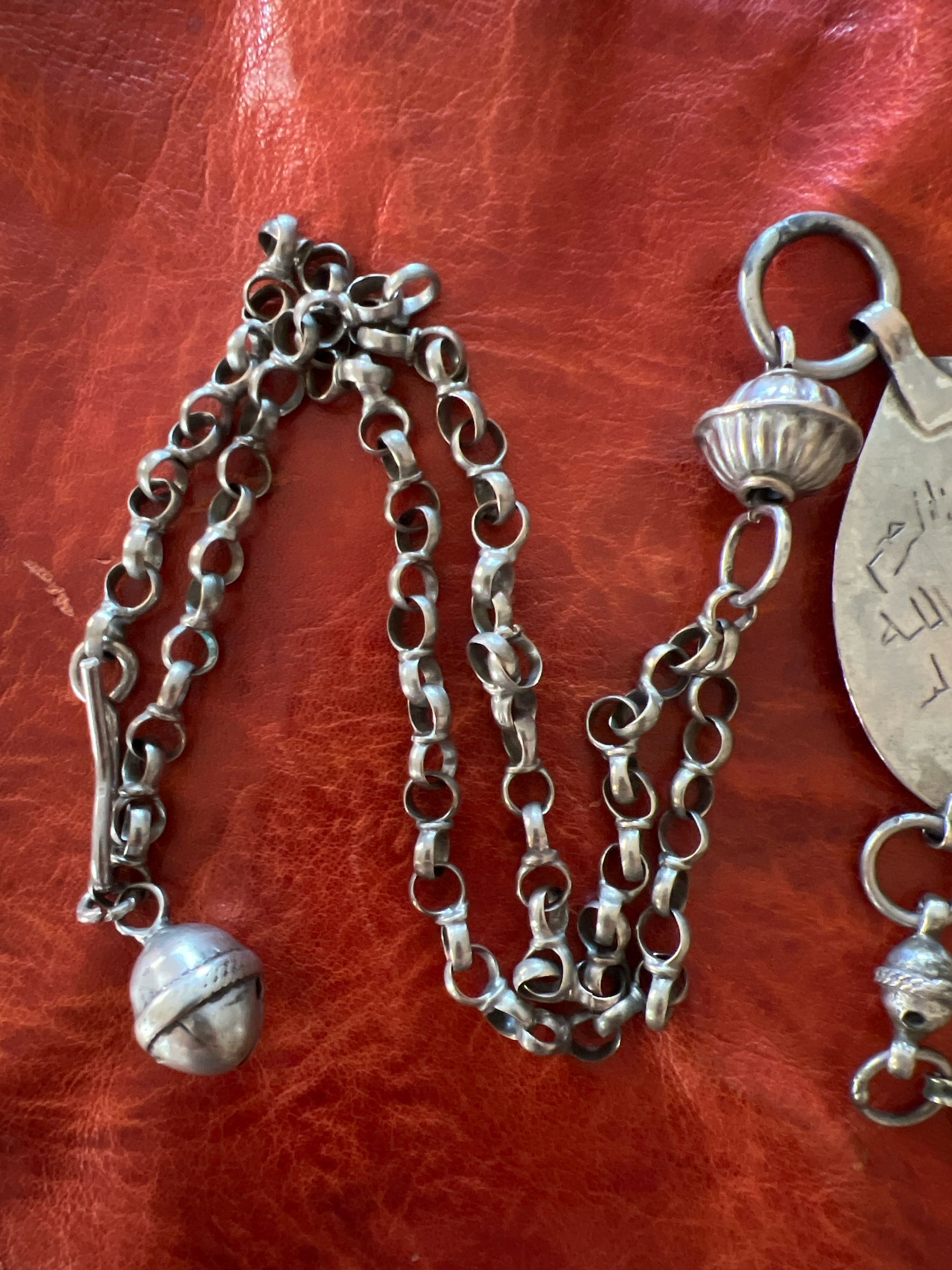 Antique Palestinian Necklace - Islamic Amulet Bedouin, Middle Eastern ...