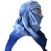 Moroccan Berber Tuareg Scarf- Long Handmade, Ethnic, Tribal Turban ...