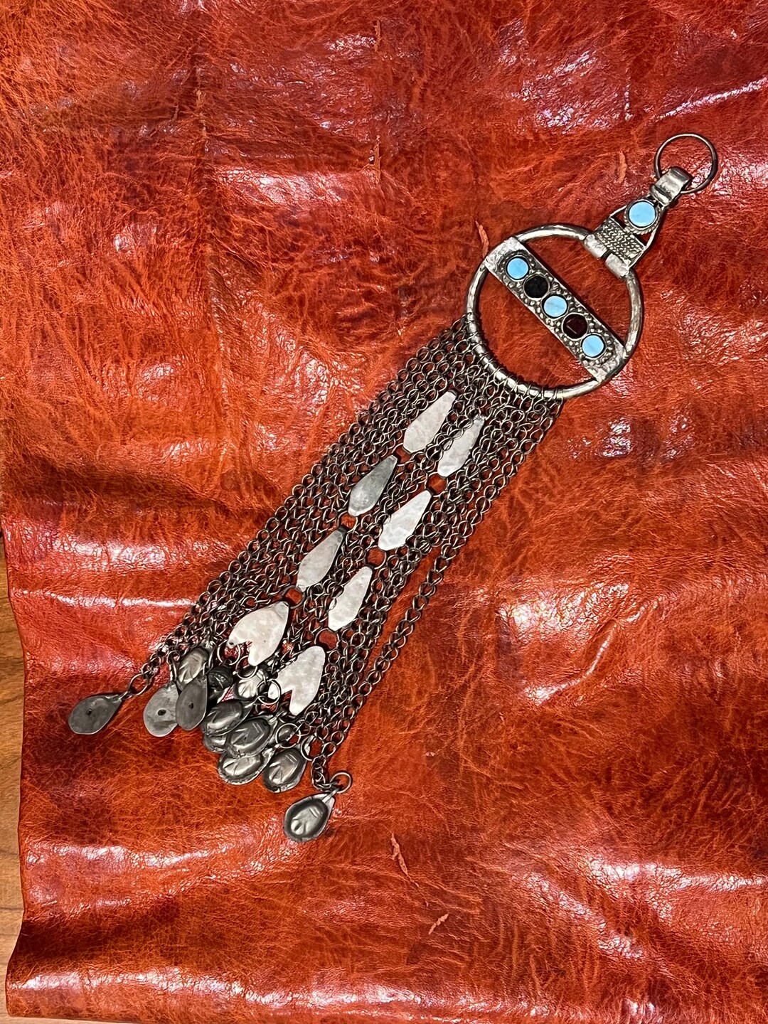 Old Solid SILVER Saudi Arabian Head Ornament Najd Style, Gulf Arab ...