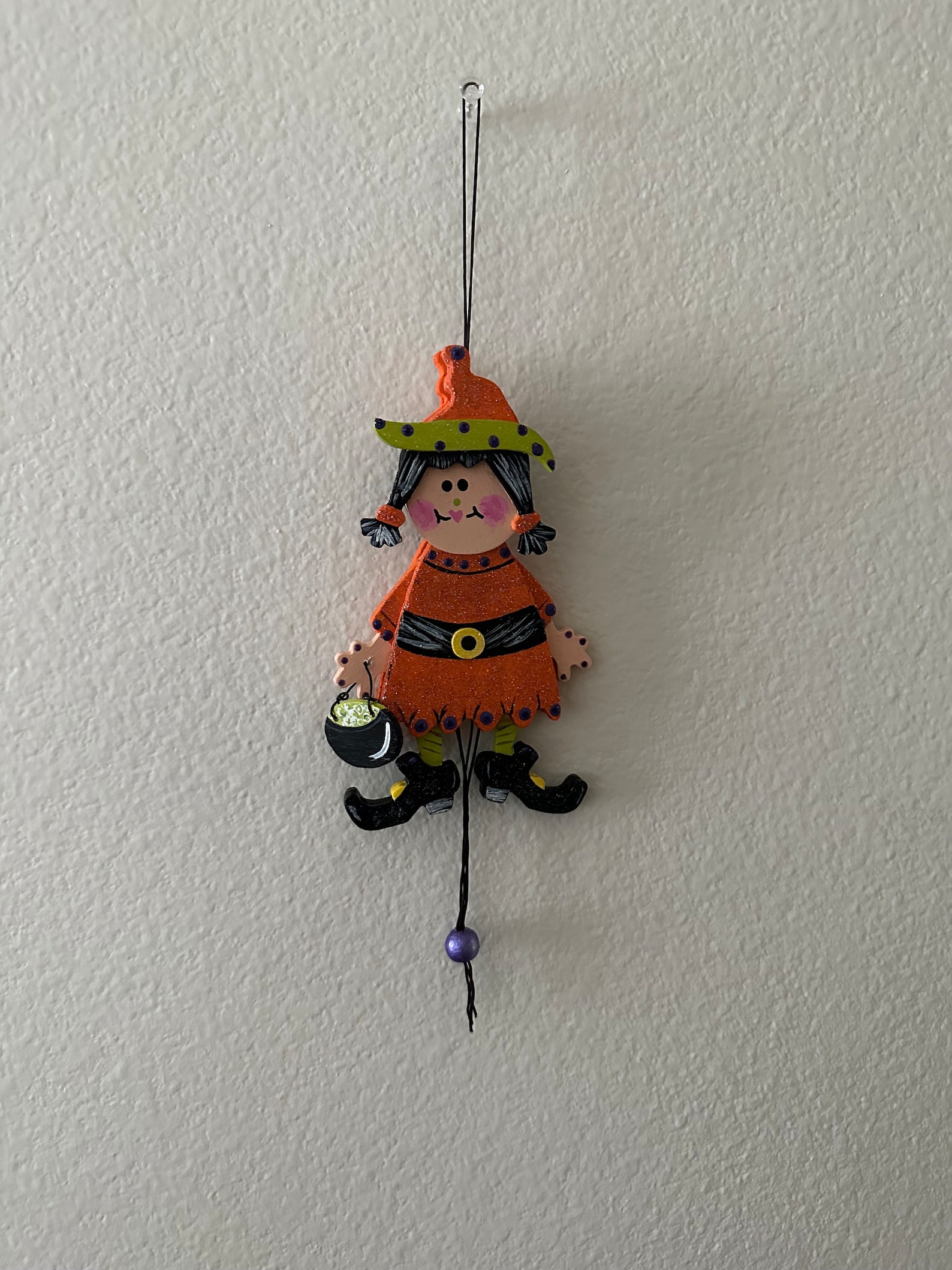 Halloween Little Pull String Witchy-poo Ornament - Etsy