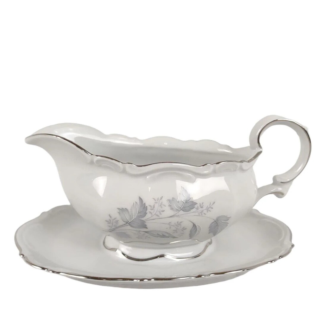 Vintage Mitterteich Bavaria Germany MONIKA Gravy Boat With Underplate ...