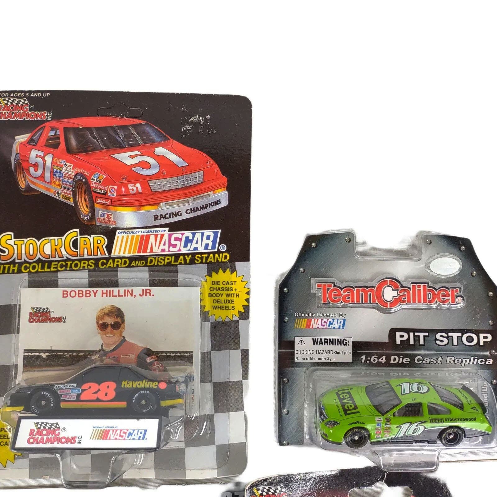Vintage Set of 6 Die Cast Race Cars Action Team Caliber Racing ...